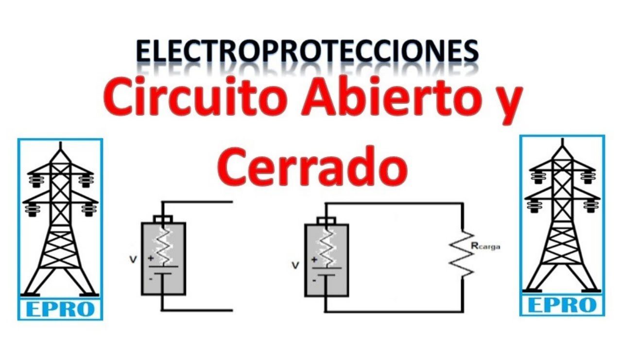 Qué significa que un circuito eléctrico esté abierto o cerrado