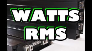 Cómo convertir watts a RMS de manera sencilla